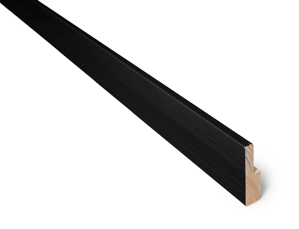Utforing - 18 x 70 x 4400 - Dempet sort